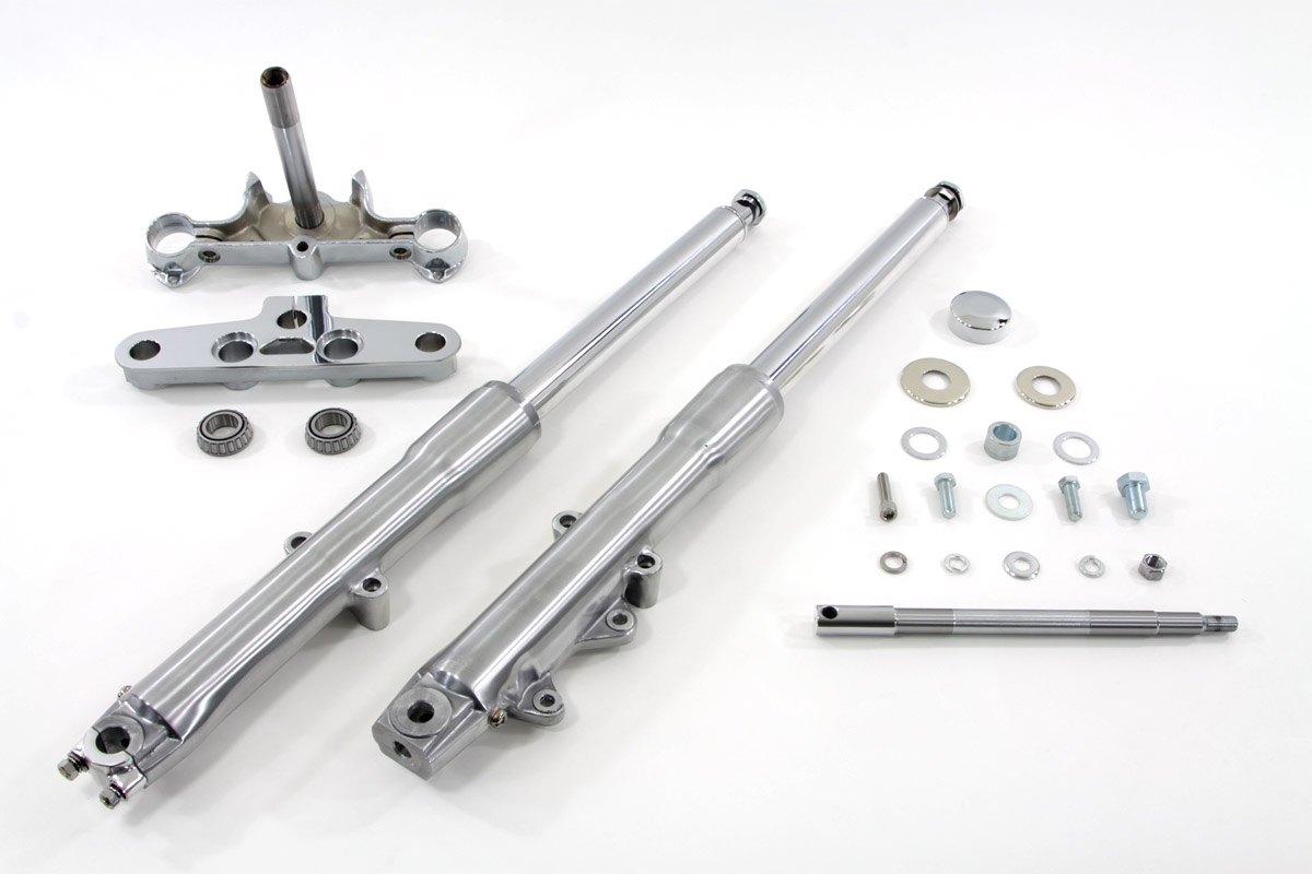 41mm Fork Assembly with Polished Sliders [24-9951] - $573.20 : SMC Cycles