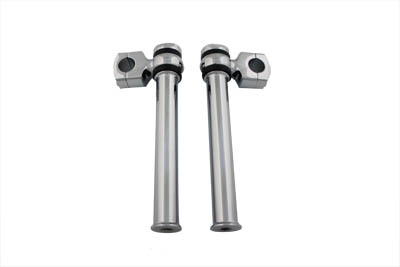 8-1/2 Offset Dog Bone Riser Set Chrome [25-2213] - $117.56 : SMC Cycles