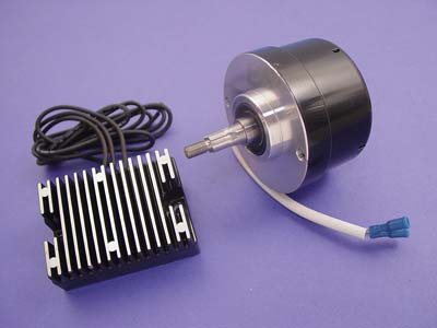 Black Alternator Generator Conversion Kit [32-7528] - $291.80 : SMC Cycles